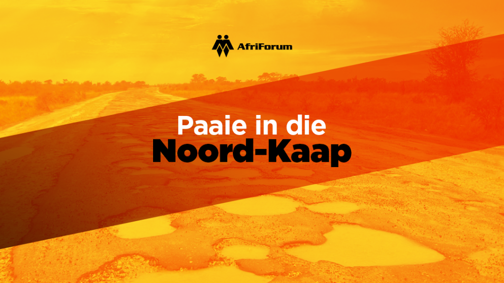 Rekordhouding van die toestand van paaie in die Noord-Kaap - AfriForum